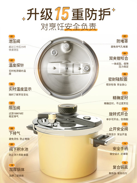 Kimscook Pressure Cook Household Small New 304 Large Capacity Gas ...