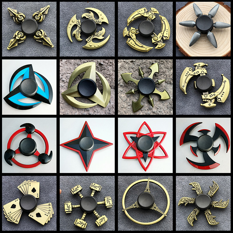 Bronze Finger Spinner - Metal Fidget Toy for Teens & Adults