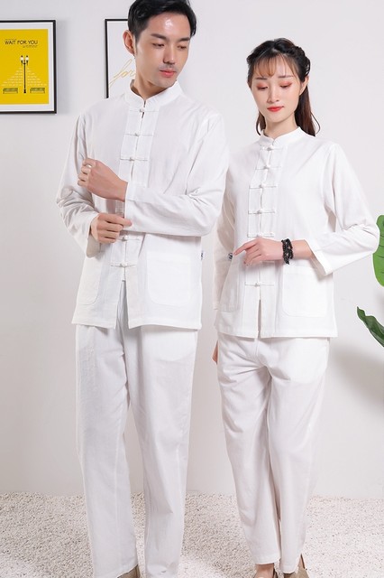 Xuanshan Men and Women Tang Suit Chinese Style Chinese Zen Meditation ...