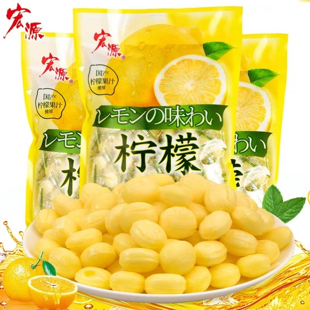 Hongyuan honey lemon fruit juice hard sugar 500 grams of old fruit ...