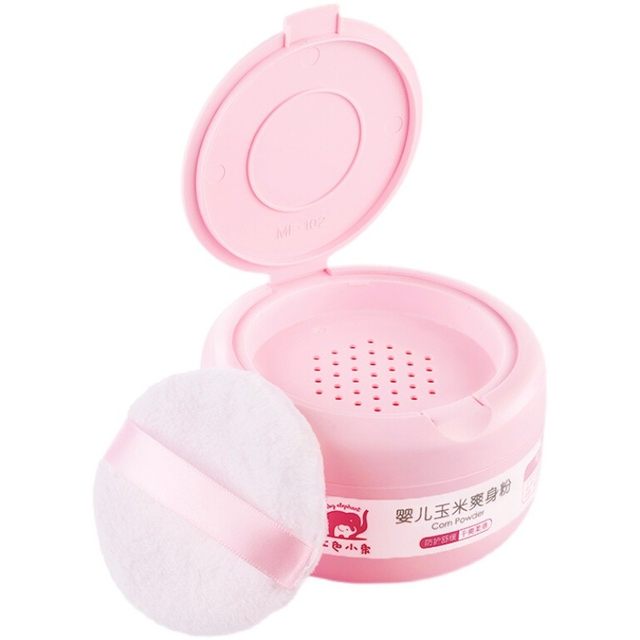 Red elephant talcum powder newborn baby prickly heat powder genuine ...