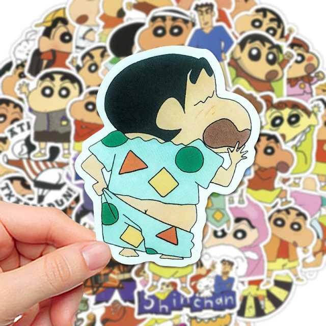 Crayon Shin-chan Stickers Funny Emoticon Pack Cartoon Cute Children's ...