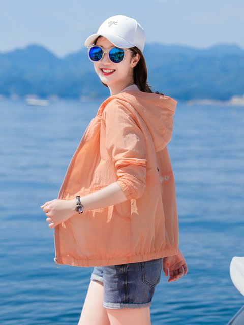 Short Women's Sun Protection Clothing 2025 Uv Protection Jacket Summer ...