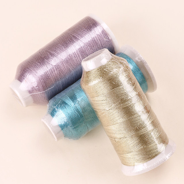 Gold thread gold and silver thread 6 strands hand-woven gold thread ...