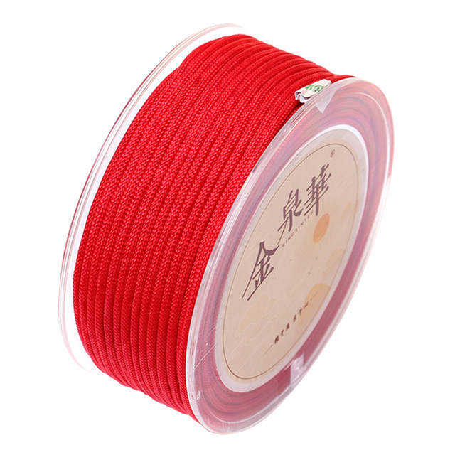 Small round rope 2mm hand-knitted rope bracelet necklace necklace rope ...