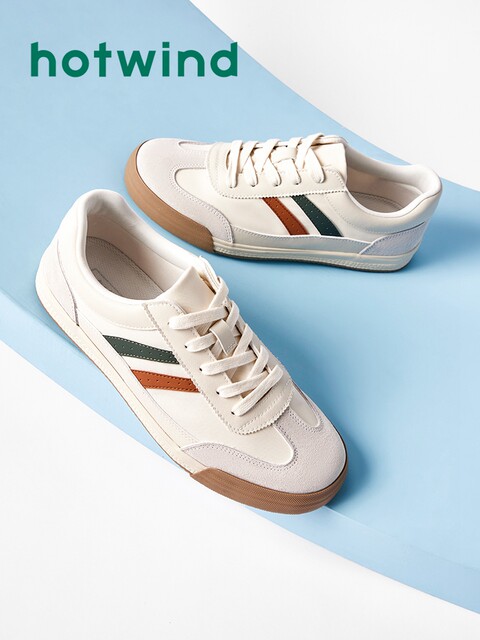 Hot spring new style men's retro color-blocking shoes trendy sports and ...
