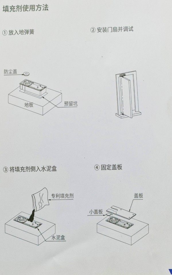 Floor springs - One hd102 floor spring | Kin long