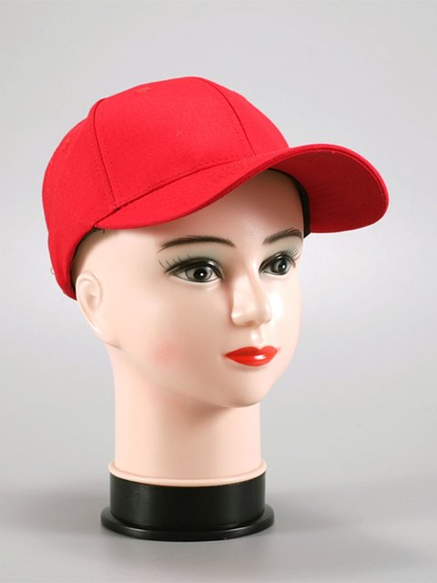 Female head model dummy head wearing a hat wig male head mold prop to ...