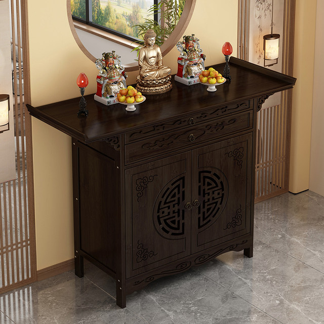 New Chinese-Style Altar Table for Worshiping Gods, God of Wealth Table ...