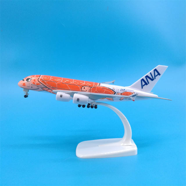 18cm all day long A380 turtle blue -green orange -color simulation ...