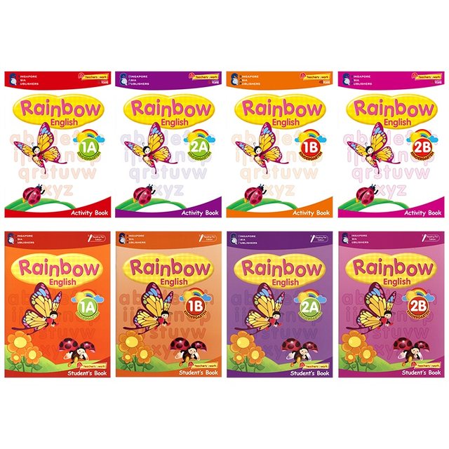Sap Rainbow English K1K2 Rainbow Kindergarten English Textbook and ...