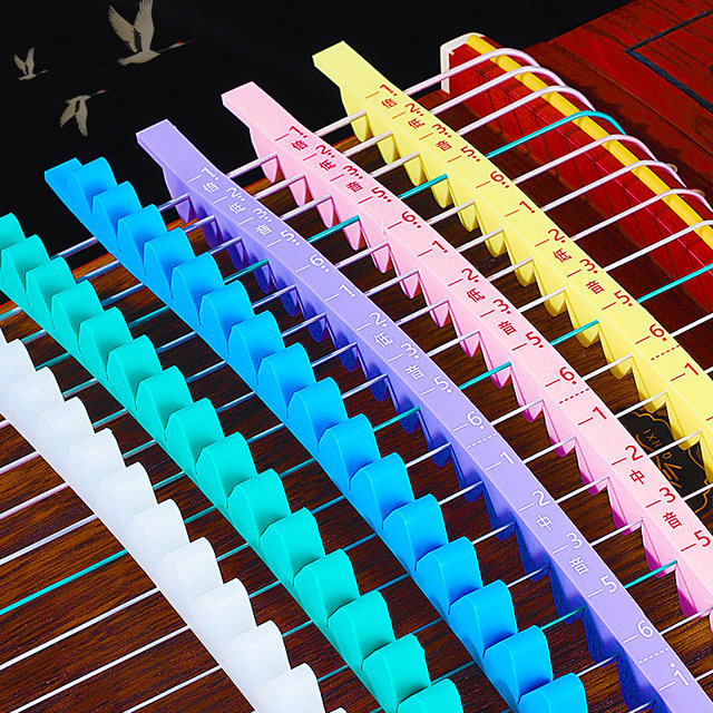 Guzheng sound-stop strip silicone mute strip sound-absorbing strip ...