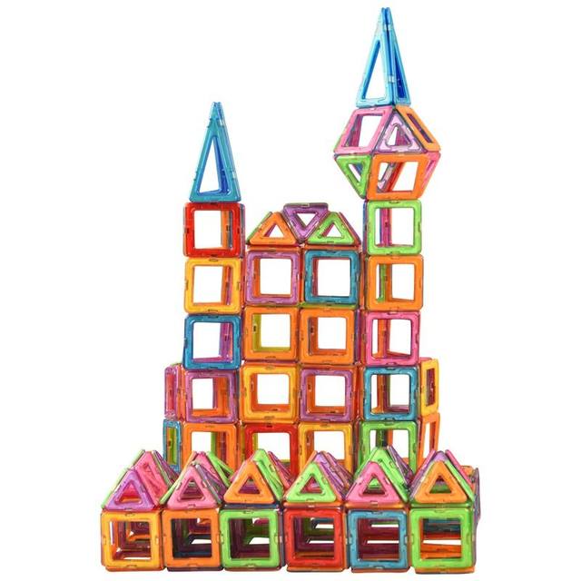 Magnetic piece building blocks children's magnet toys creative building ...