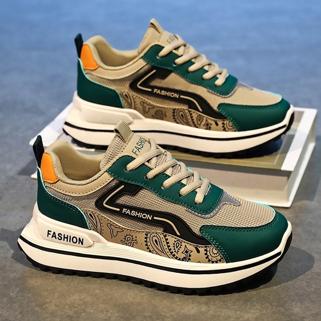 Heath cats men's shoes spring casual A -Gumpboard shoes increase dad ...