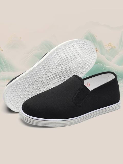 Old Beijing cloth shoes men's thousand-layer sole cloth shoes one foot ...