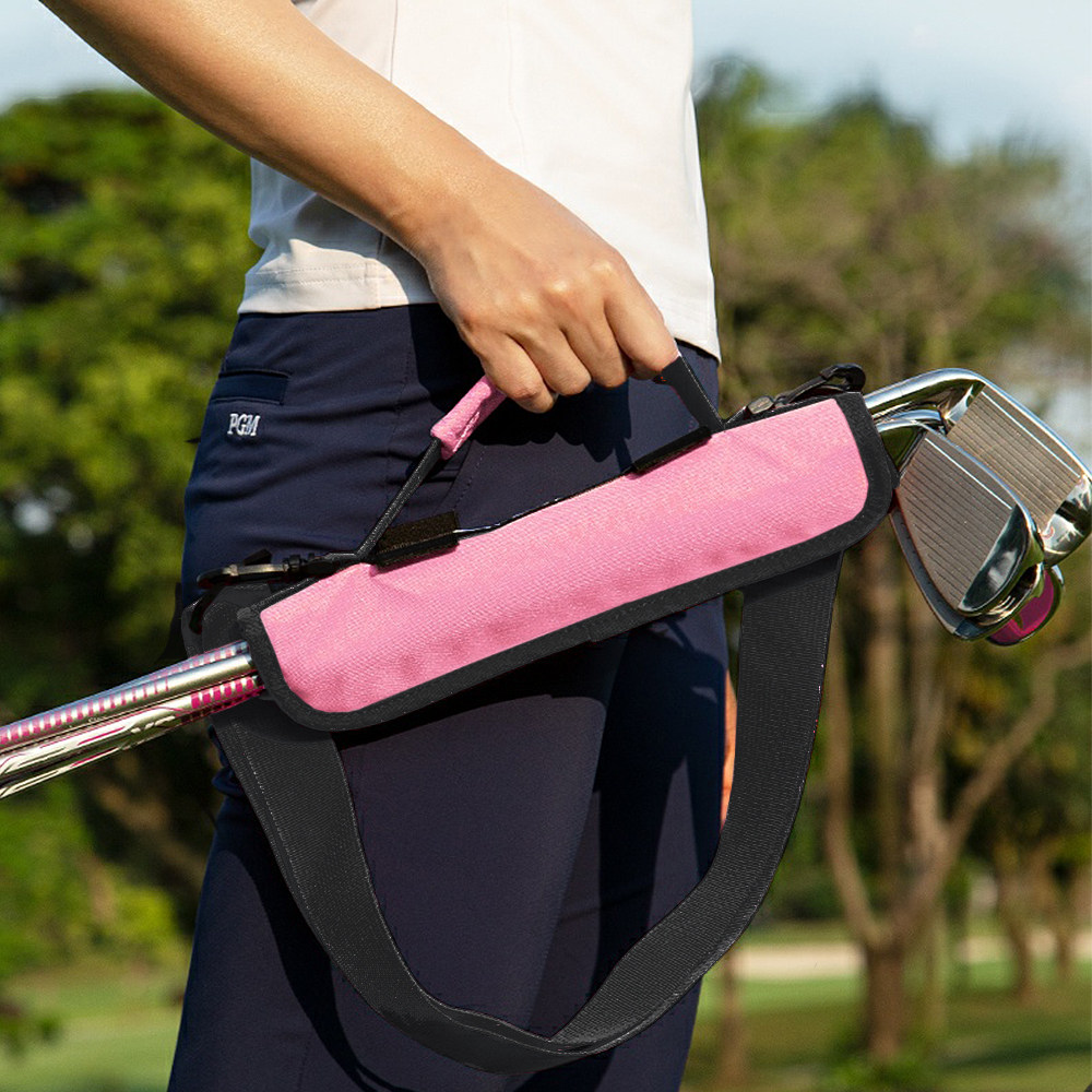 Bertzen Portable Golf Club Bag - Crossbody Grip Practice Bag