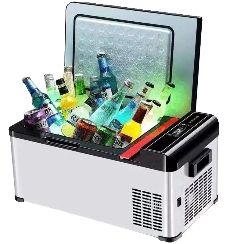 Haier Car Refrigerator Refrigeration and Freezing Double-Door Car Home ...