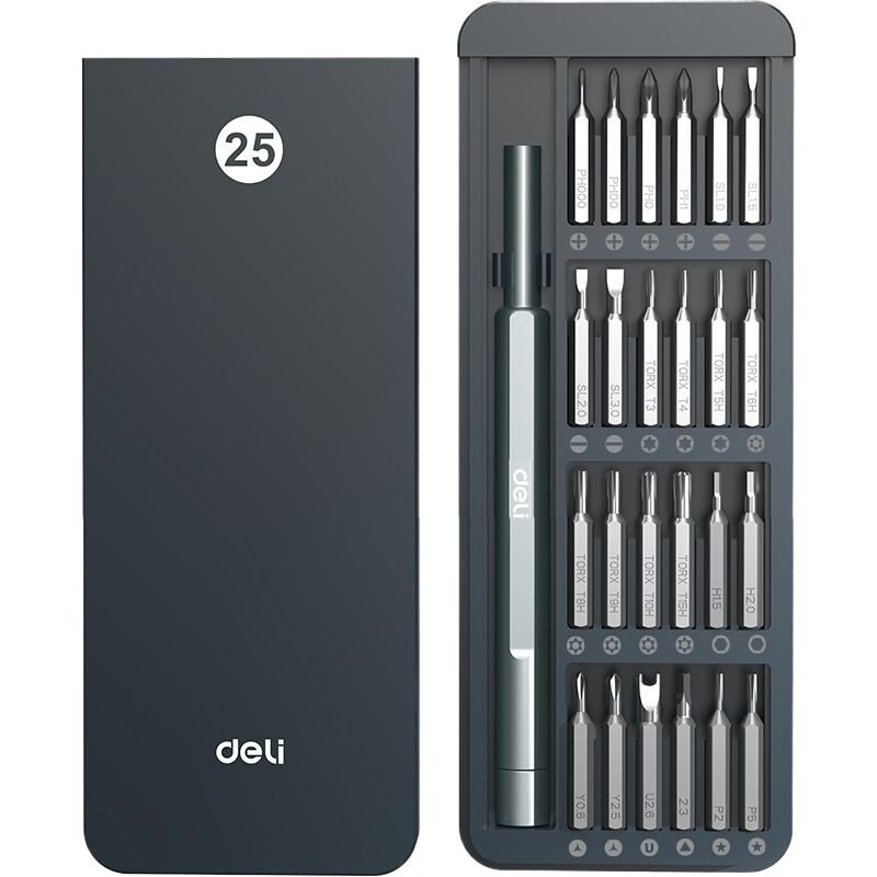 Deli Precision Screwdriver Set - DL241025 for Electronics Repair
