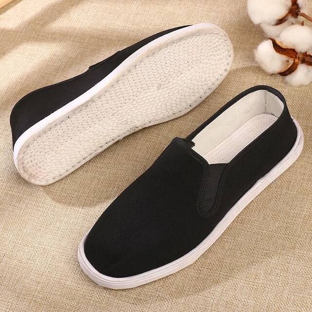 Old Beijing cloth shoes men's black thousand-layer cloth shoes ...