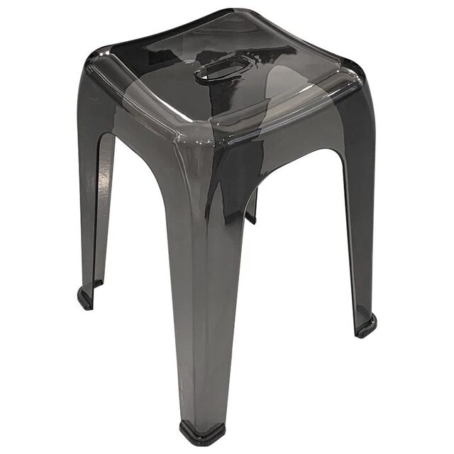Plastic transparent acrylic stools can stack the household thickened ...