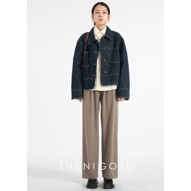 DOROTHY丨Denim jacket women's 2022 new autumn niche design sense loose ...