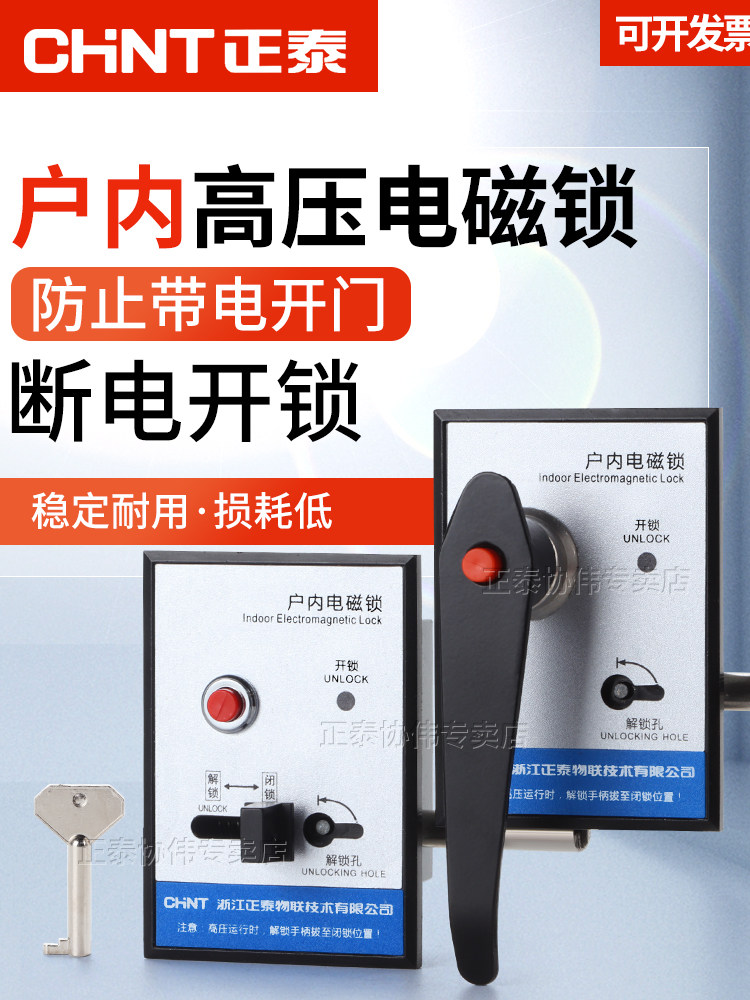 Chint High Voltage Cabinet Electromagnetic Lock Electric Plug Magnetic ...