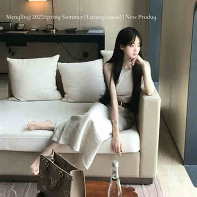 Mengling Mengling Jianma Jinghua Pure linen cool old money temperament ...