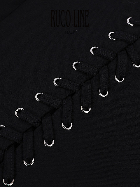 Ruco Line Rucale woolen suit jacket loose women's black suit simple ...