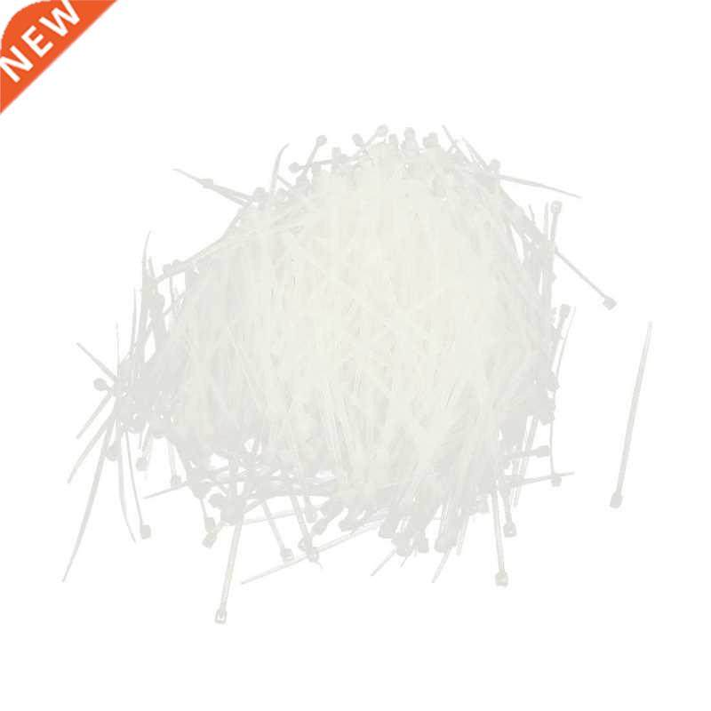 1000pcs 3.2inch inch Length White Cord Wire Strap Nylon Cabl