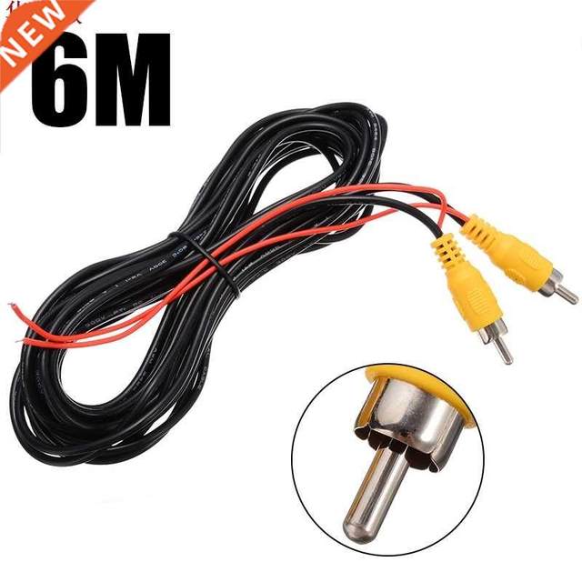 6M RCA Video Signal Cable Car Reverse Rear View Parking Came