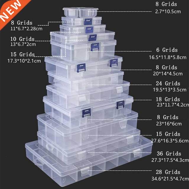 Transparent Plastic Jewelry Storage Box To Sorting Box Ear