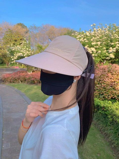 Sun protection hat for women, summer outdoor full-face sun protection ...