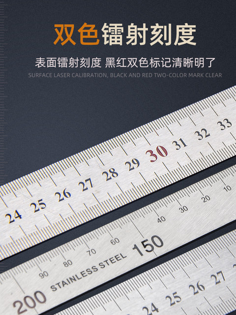 Thickened right-angle ruler, multi-function ruler, 90-degree movable ...