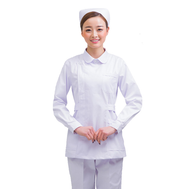 Nightingale nurse uniform split suit short-sleeved summer dress long ...