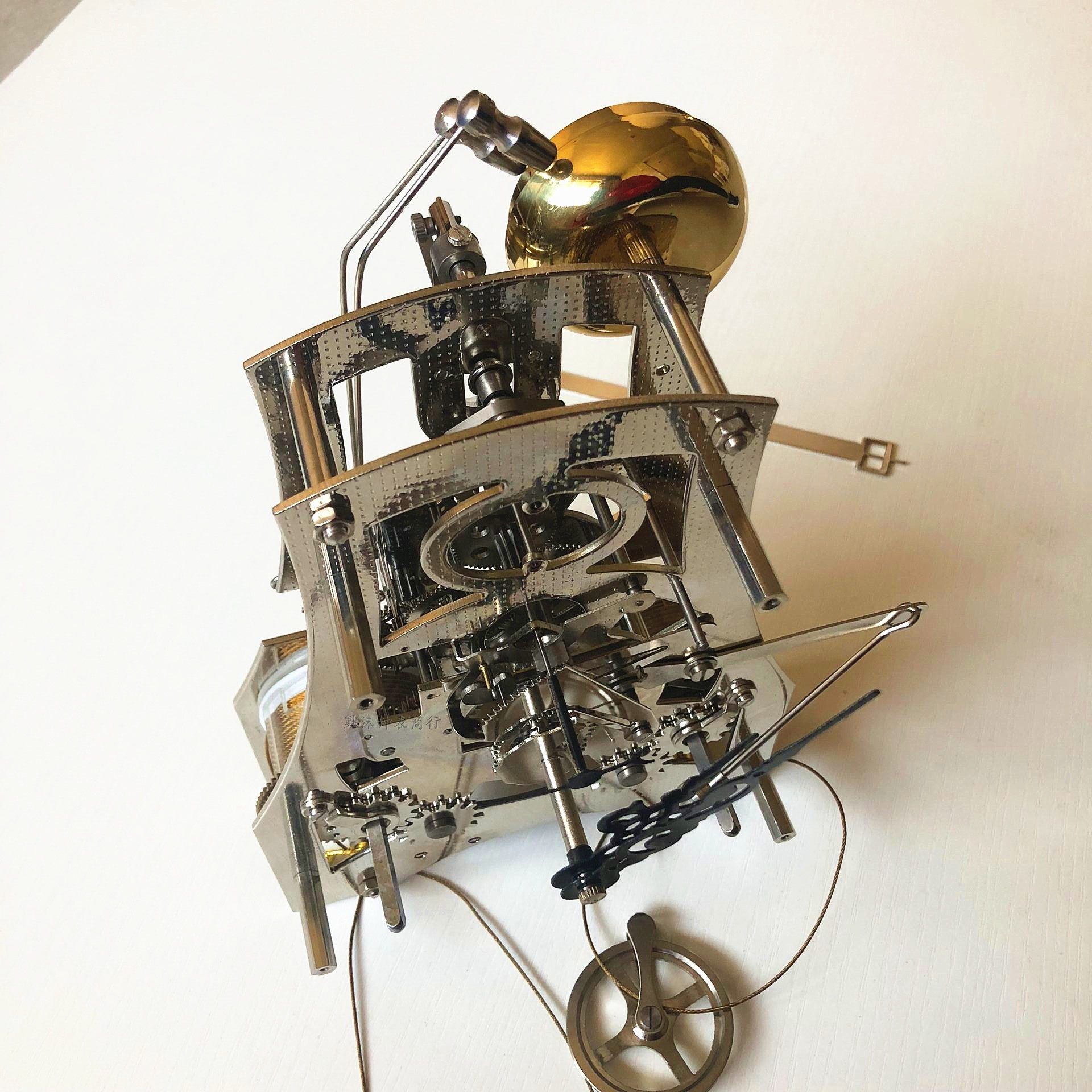 Polaris perspective floor clock European style simple double hammer ...