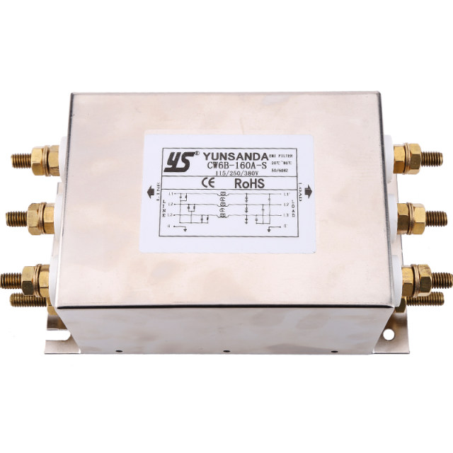 Taiwan yunsanda three-phase 380V three-line filter CW6B-80/250A anti ...