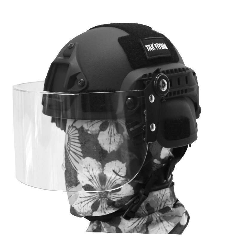 Casque d'action Tak yiying mich2000 - Casque tactique léger avec visière