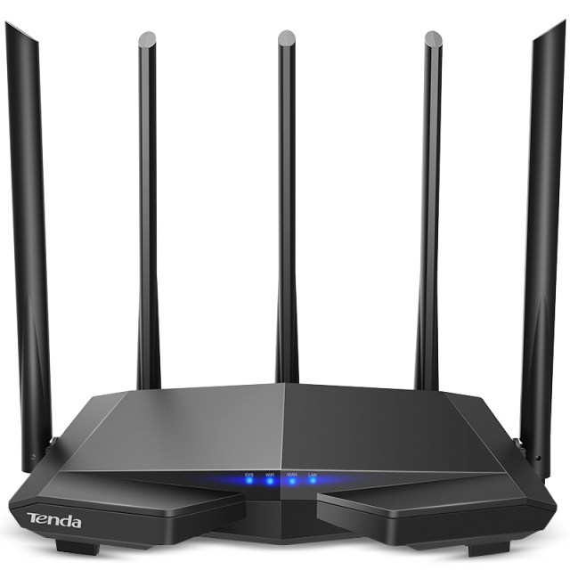 Tenda AC7 through the wall king gigabit wireless router port home 100M ...