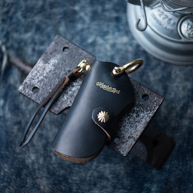 Shanyan handmade car key bag American HoreenCXL Horeen leather ...