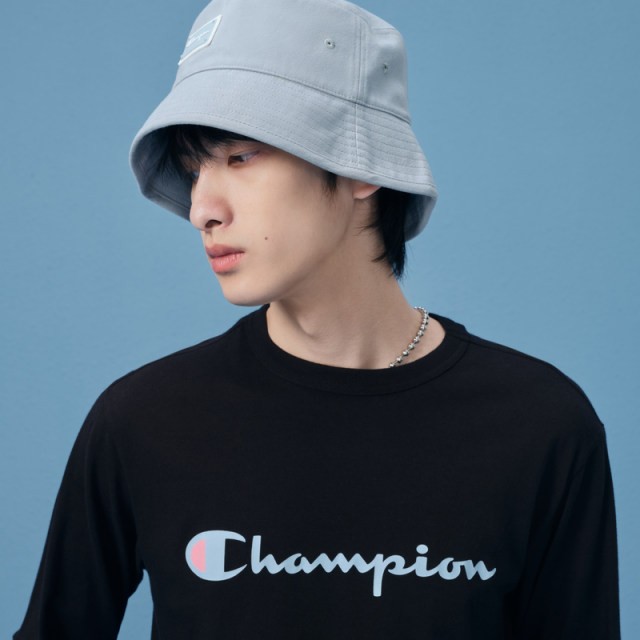 Champion couple long-sleeved t-shirt spring and autumn style bottoming ...
