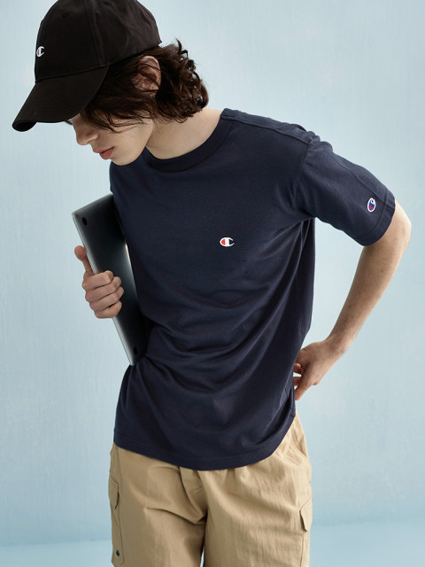 Champion champion couple pure cotton short-sleeved T-shirt 2025 summer ...