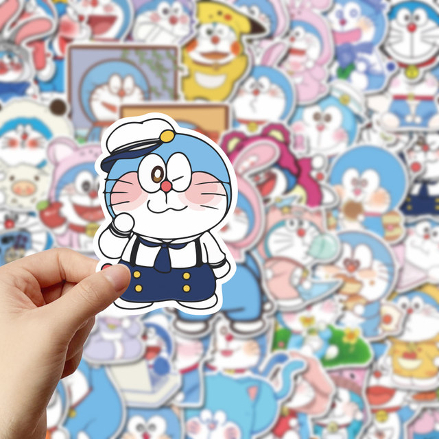 50 Cartoon Cute Doraemon Doraemon Stickers Hand Account Phone Case ...