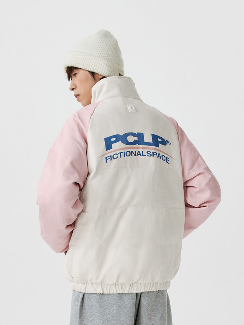 PCLP contrasting color rotor cotton clothing Guo Chao brand winter ...