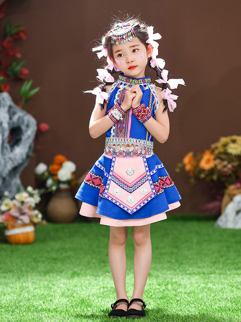 Hani Ethnic Group's 56 Minority Costumes for Children, Girls and Boys ...