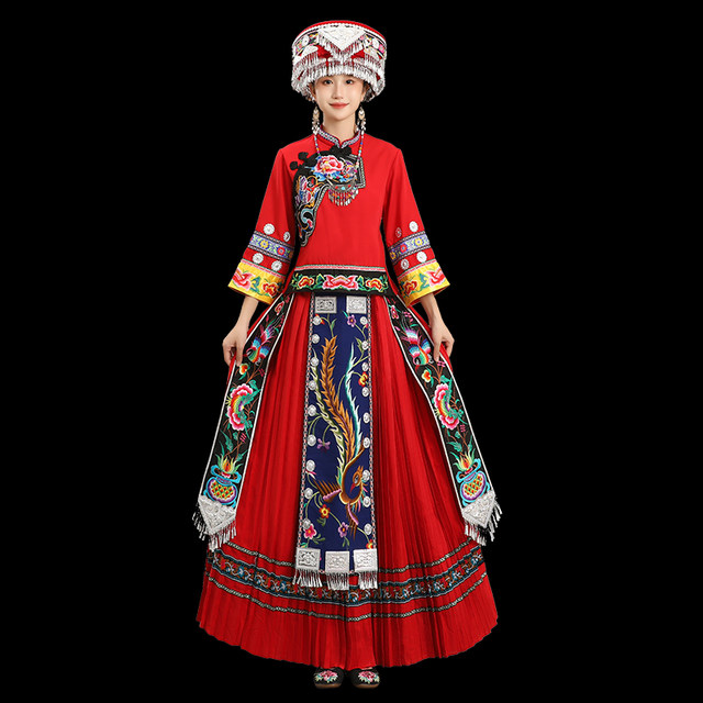 Embroidered Guizhou Miao Village Miao costume performance costume ...