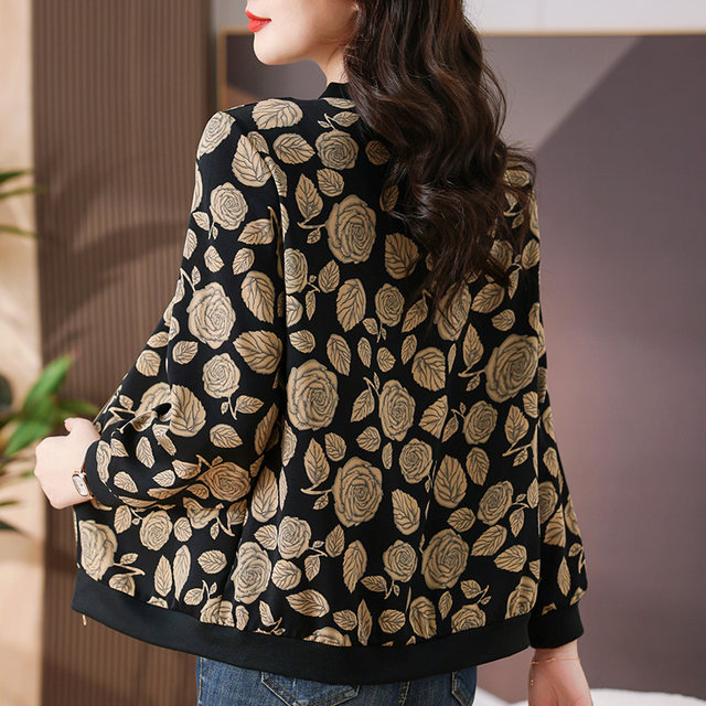 Printed Short Jacket Women's Top Spring Summer 2024 New Casual Western ...