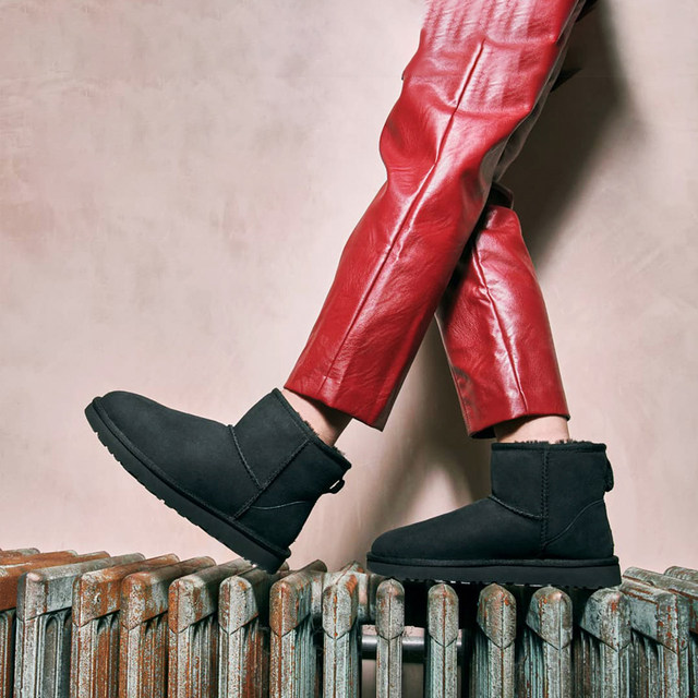 UGG autumn and winter women's warm snow boots water-repellent casual ...