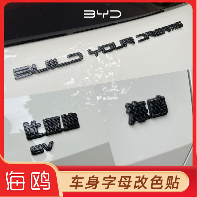 Special BYD 25 seagull bid stickers before and after the blackmail of ...