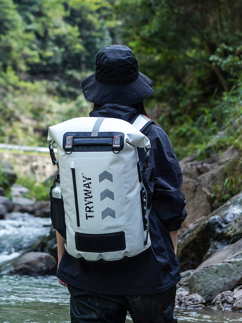 Outdoor Waterproof Backpack Drifting Touring Creek Plug -in Bi ...