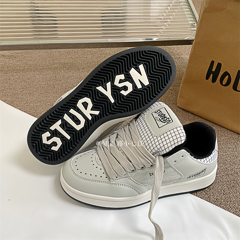 Couple style gray bread shoes men's ins trendy 2025 summer new student ...